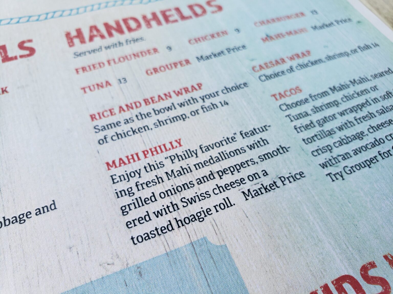 Rusty's Seafood & Oyster Bar - menu and review ⋆ malarkey